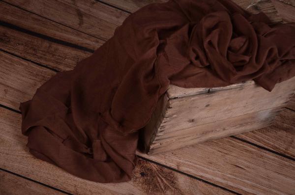 Brown muslin wrap